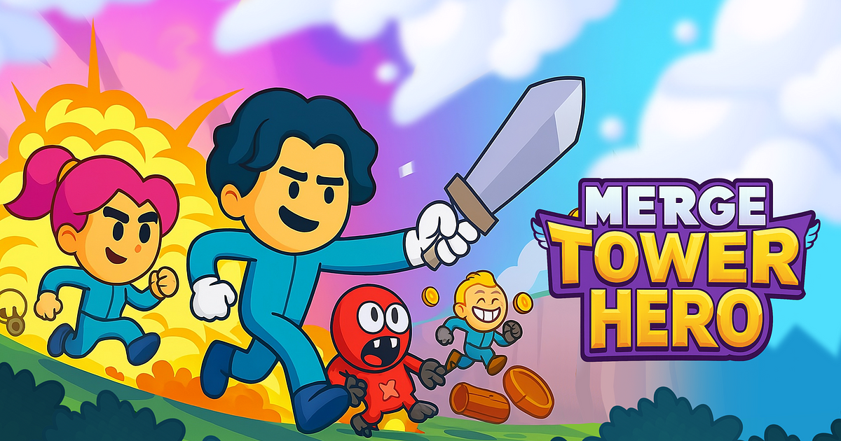 Merge Tower Hero - Jocuri Online Gratuite | FunnyGames