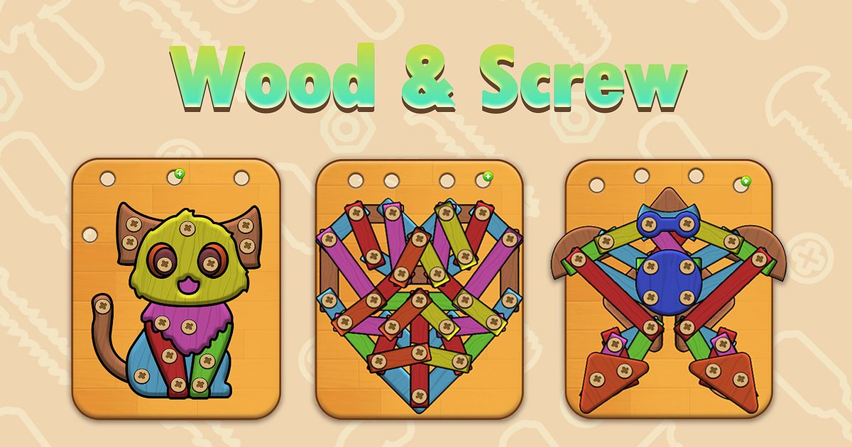 Wood & Screw Puzzle - Jocuri Online Gratuite | FunnyGames